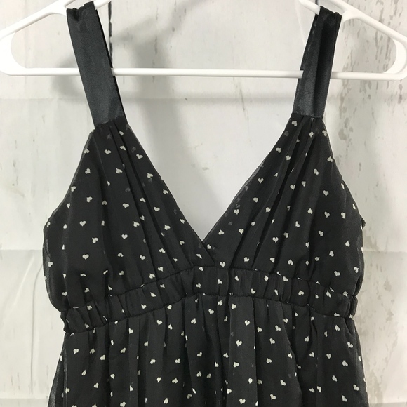 Johnny Martin | Dresses | Johnny Martin Black White Heart Polka ...